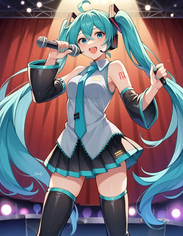 Miku Hatsune (初音ミク) - Vocaloid — Model Hub — Yodayo